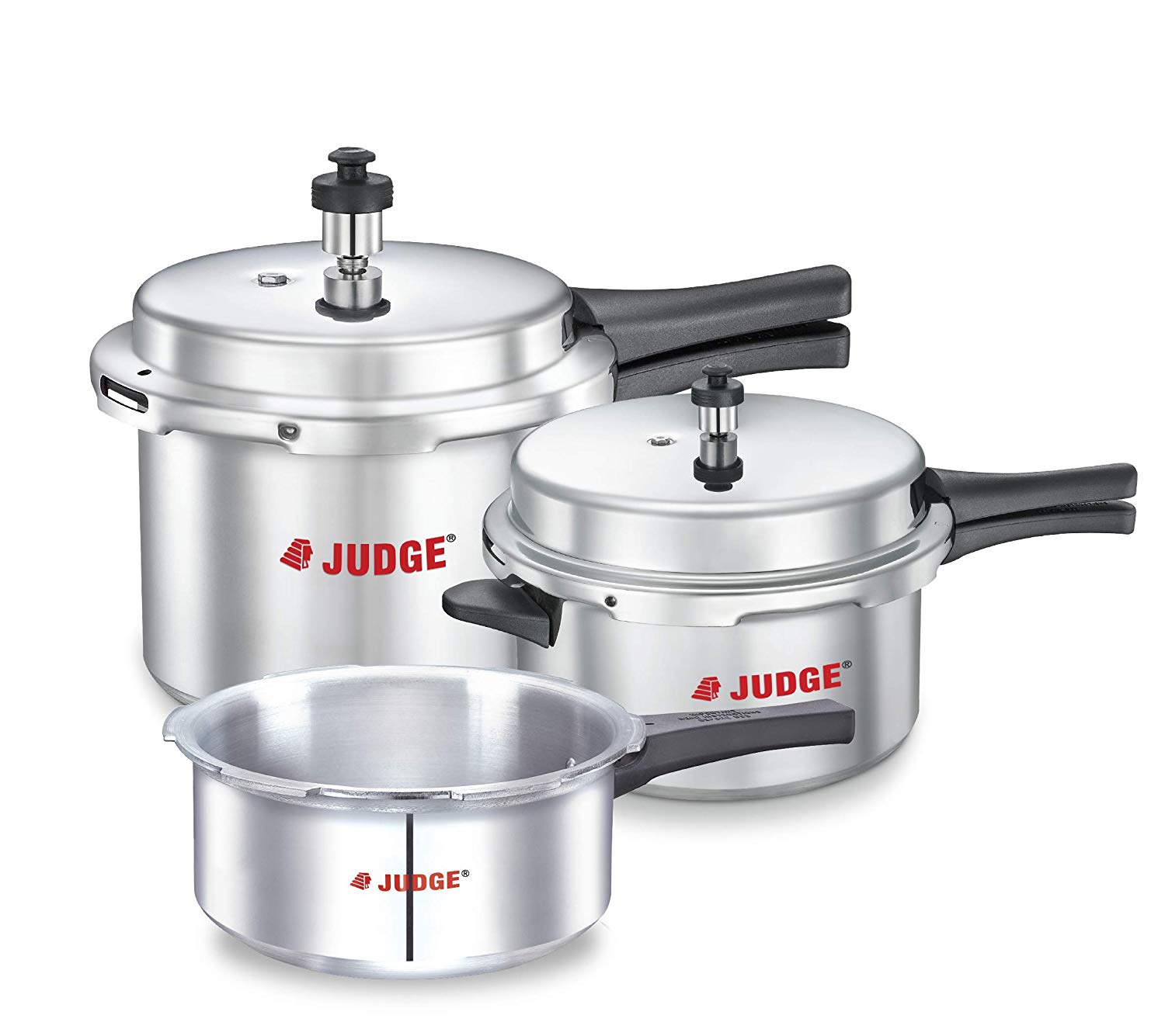 Judge by TTK Prestige 2L, 3L, 5L NonInduction Bottom Pressure Cooker ...