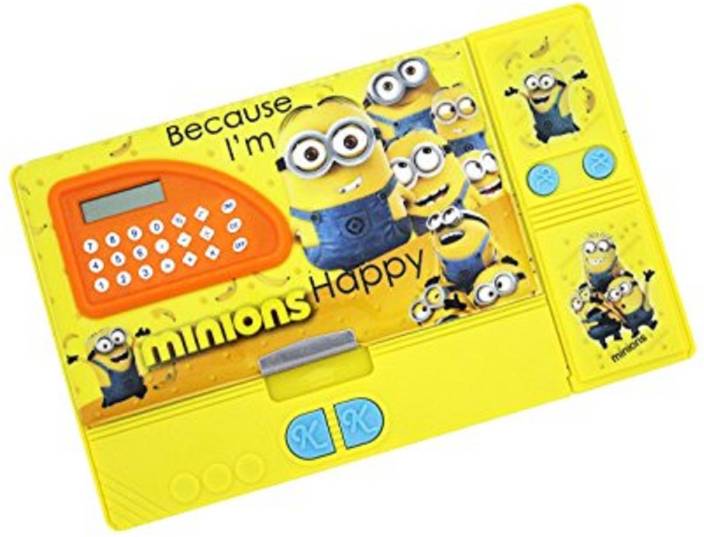 Shopaholic Minions Cartoon character Art Plastic Pencil Box with ...