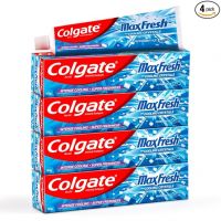Colgate MaxFresh 600g Breath Freshener Toothpaste, Peppermint Ice, Blue ...