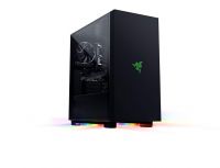 Razer Tomahawk ATX MidTower Gaming Case DualSided Tempered Glass Swivel ...
