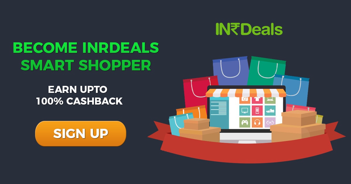 Become INRDeals Smart Shopper | Earn upto 100% Cashback on Online Shopping